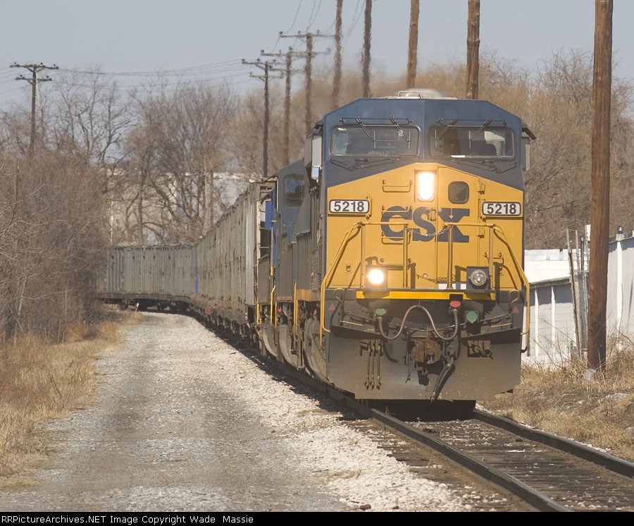 CSX 5218 on the Mount Clare Sub